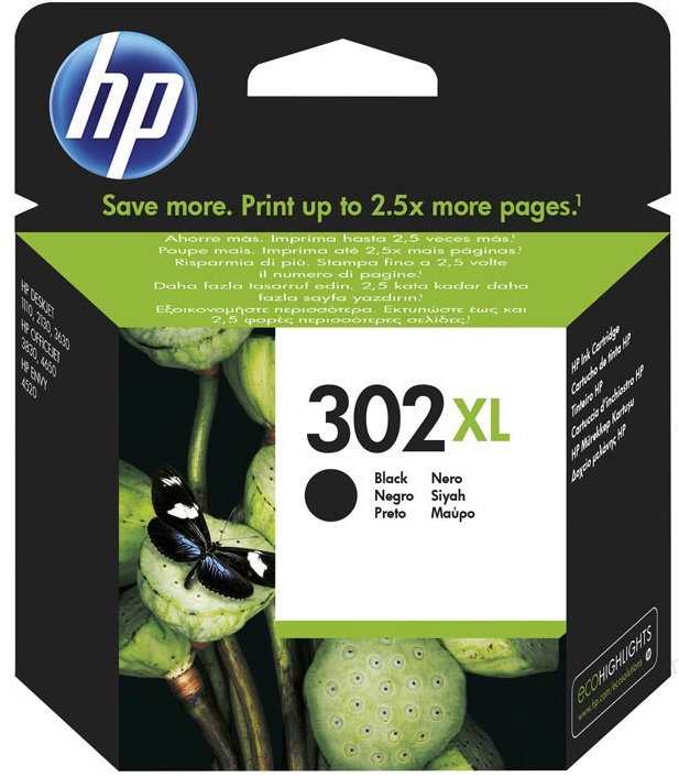 Cartridge HP Inkjet 302XL Deskjet 1110 480 pag. BK | Dessauvage