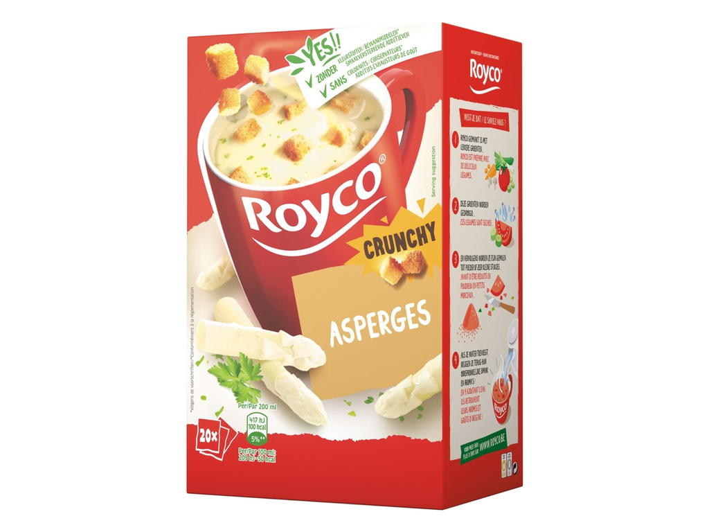 Minute soep Royco asperges/korstjes (20) | Dessauvage